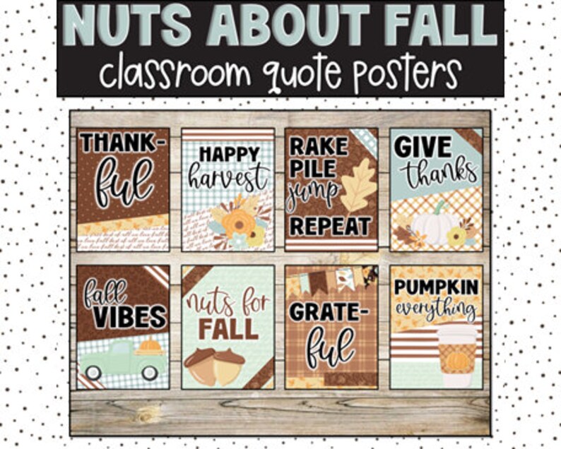 Fall Growth Mindset Classroom Posters Classroom Decorations - Etsy