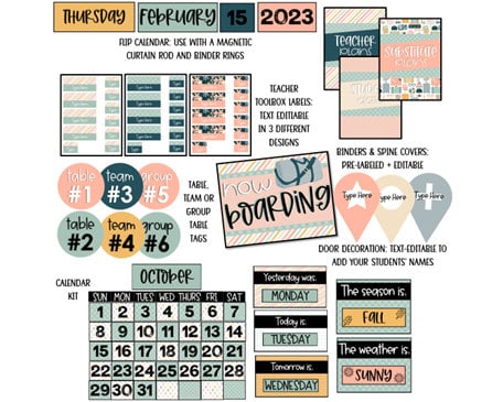 Adventure Classroom Decorations Bundle, Classroom Theme, Bulletin Board ...