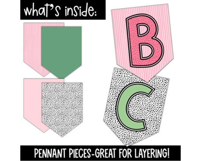 Tropical Classroom Decor, A-Z Bulletin Board Letters, Punctuation, and ...