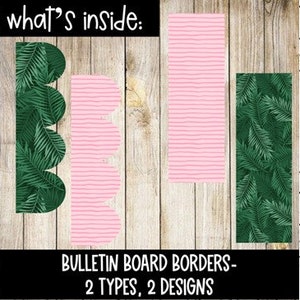 Tropical Classroom Decor, A-Z Bulletin Board Letters, Punctuation, and ...