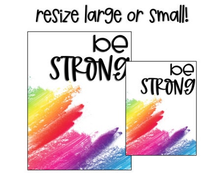 Watercolor Rainbow Growth Mindset Classroom Posters, Classroom ...