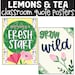 Lemons Growth Mindset Classroom Posters, Classroom Decorations ...