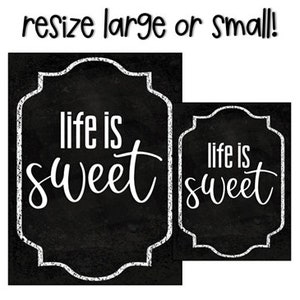 Chalkboard Growth Mindset Classroom Posters, Classroom Decorations ...