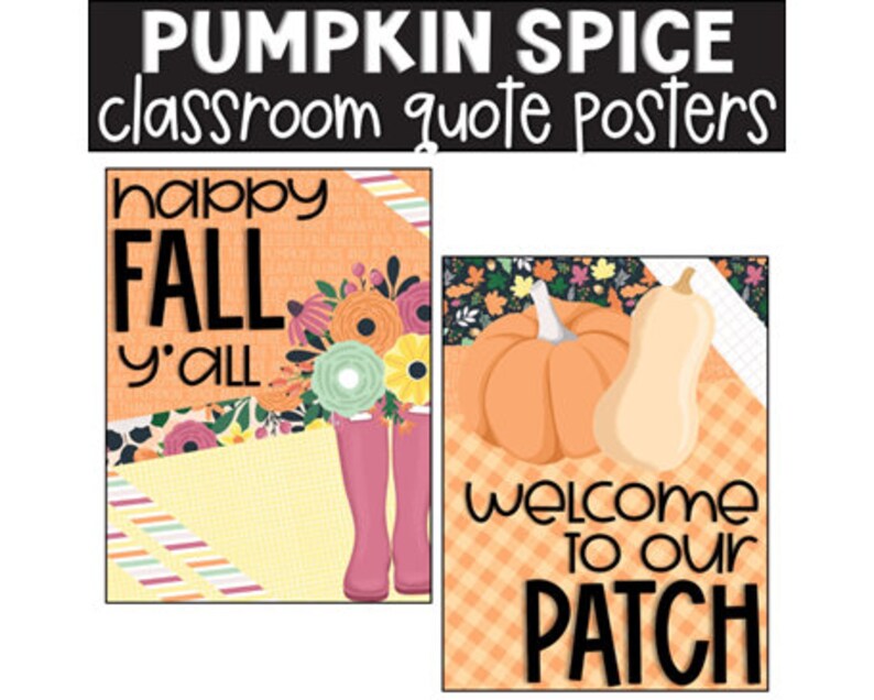 Fall Growth Mindset Classroom Posters, Classroom Decorations, Bulletin ...
