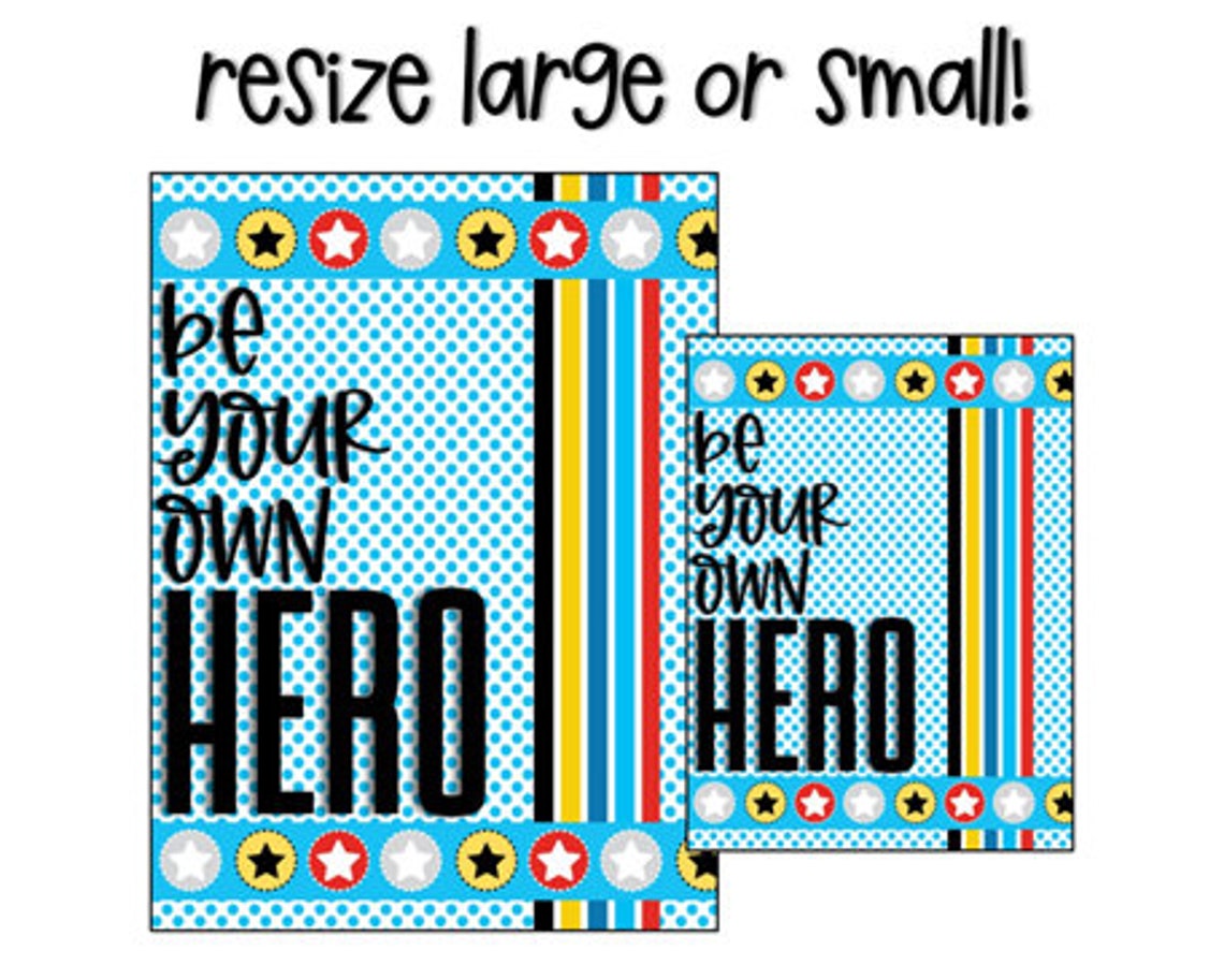 Superhero Growth Mindset Classroom Posters, Classroom Decorations ...