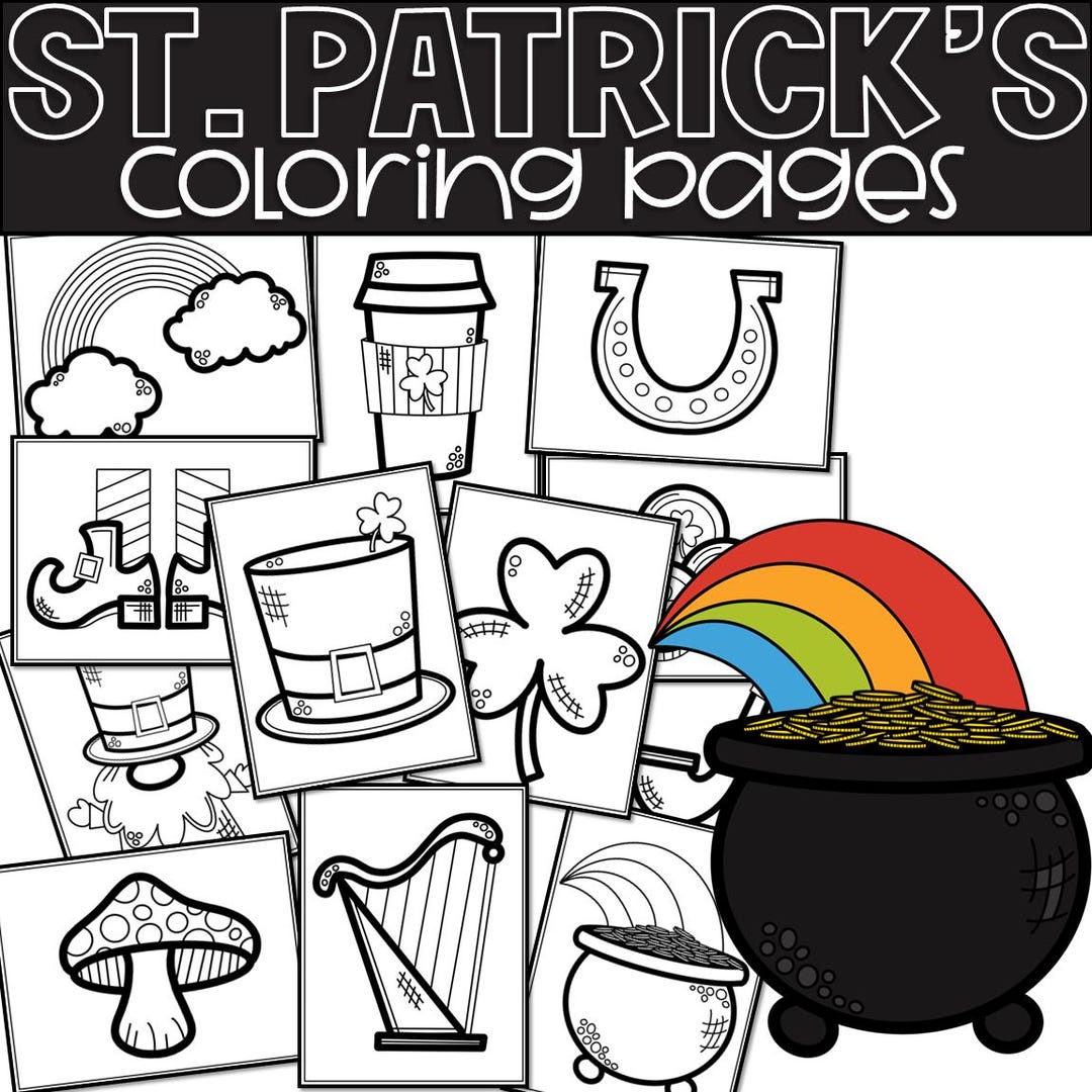 St Patrick's Day Coloring Pages, March Coloring, Doodle Coloring ...