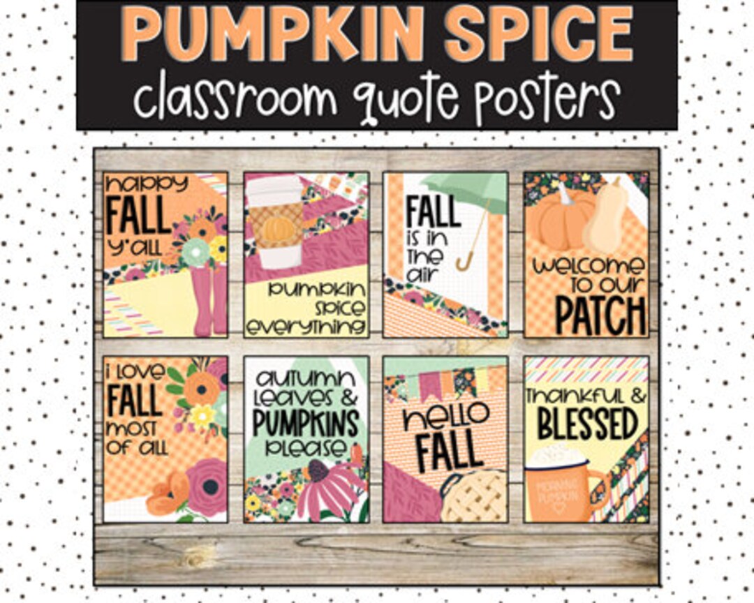 Fall Growth Mindset Classroom Posters Classroom Decorations - Etsy