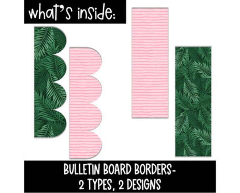 Tropical Classroom Decor, A-Z Bulletin Board Letters, Punctuation, and ...