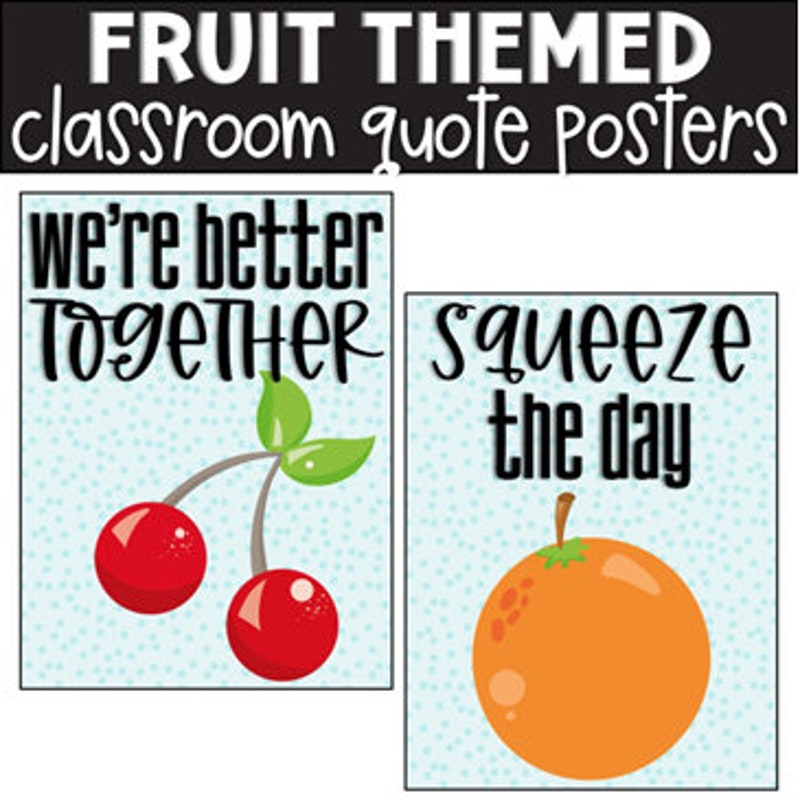 Fruit Classroom Theme - Etsy
