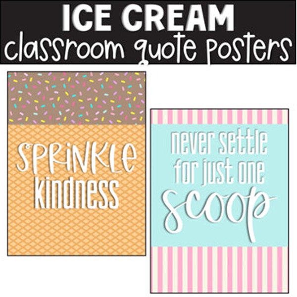 Ice Cream Bulletin Board - Etsy