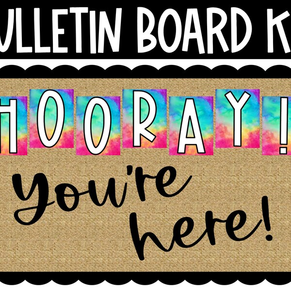 Hooray! You're Here! Bulletin Board - Etsy