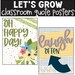 Plants Growth Mindset Classroom Posters, Classroom Decorations ...