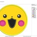 Pokemon Face Applique Design - Etsy