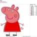 Peppa Pig Applique Embroidery Design - Etsy