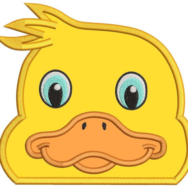 Duck Applique Design - Etsy