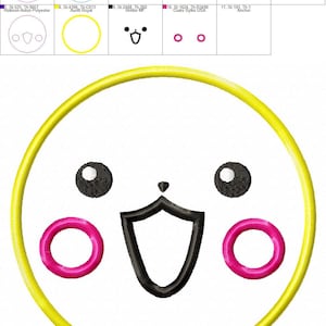 Pokemon Face Applique Design - Etsy