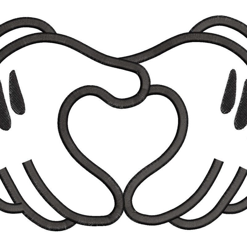Mickey Mouse Hands - Etsy