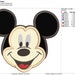 Head Mickey Mouse Applique Design - Etsy