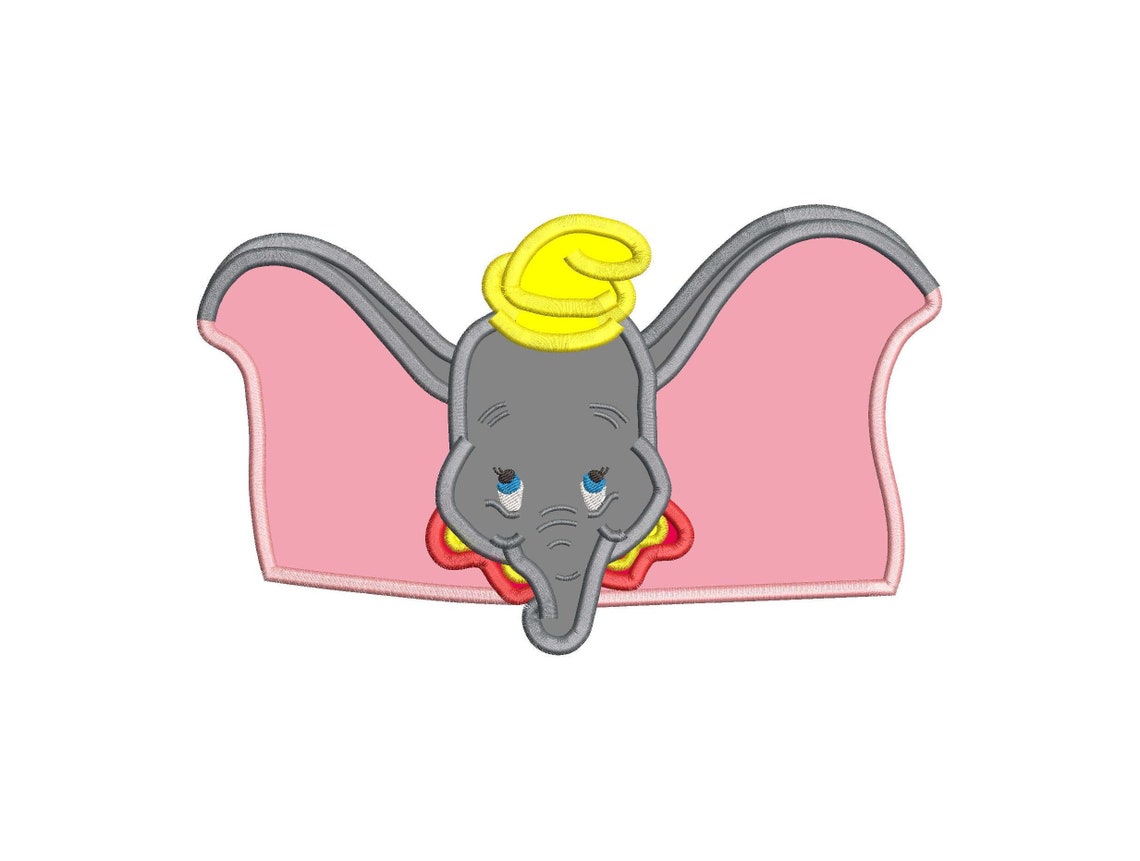 Dumbo Applique Embroidery Design - Etsy