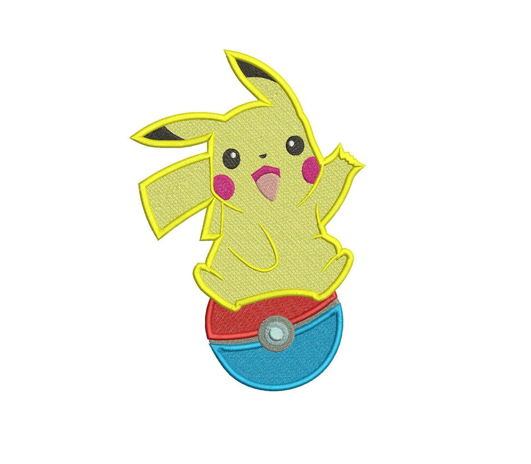 Pokemon Go Filled Embroidery Design - Etsy