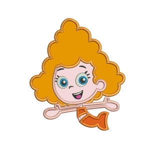 Bubble Guppies Deema Applique Design - Etsy