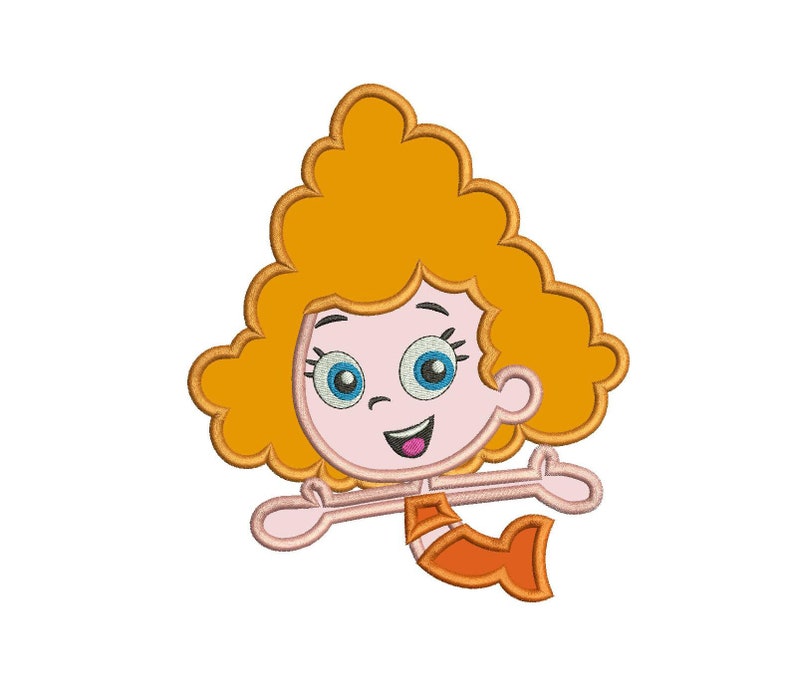 Bubble Guppies Deema Applique Design - Etsy
