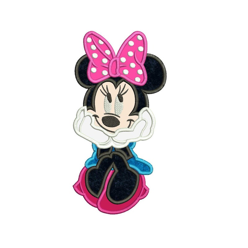 Minnie Applique - Etsy