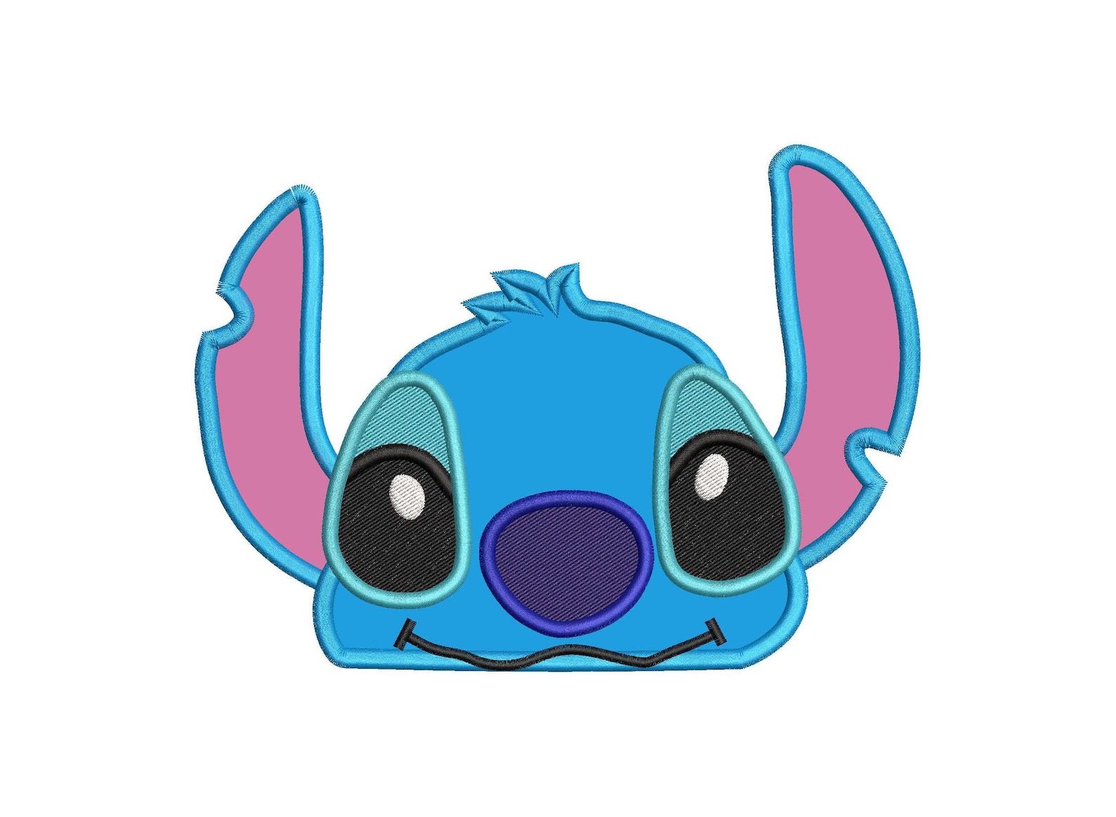 Lilo And Stitch Applique Embroidery Design Etsy