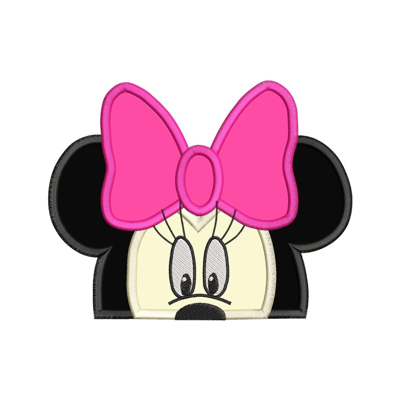 Minnie Applique - Etsy