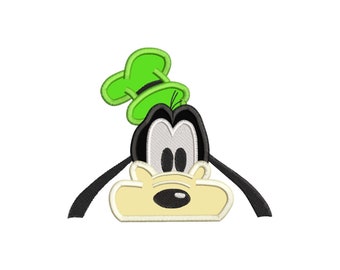 Character Inspired Goofy Embroidery Applique Design - Etsy