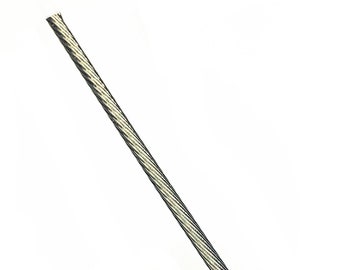 Stainless Steel Cable 1/16 1.6mm Core 1x19 Strand T304 | Etsy