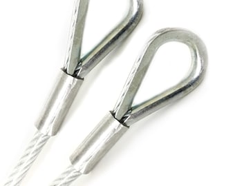 Vinyl Coated Galvanized Steel Cable 1/8 3/16 - Etsy