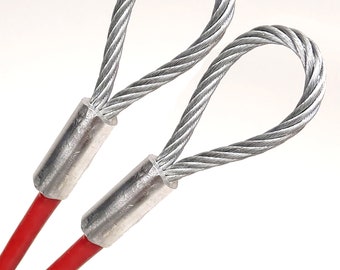 Black Vinyl Coated Galvanized Steel Cable 1/8" - 3/16" Black Vinyl ...