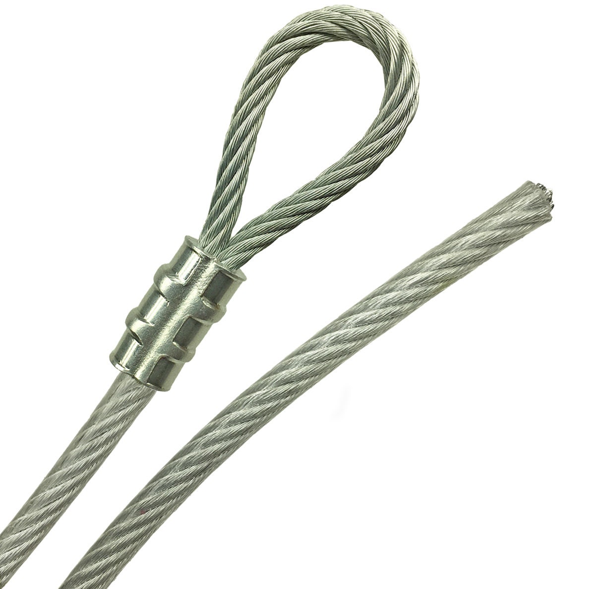 Single or Double Looped Cable With Thimble Options 5/16" Vinyl Coated ...