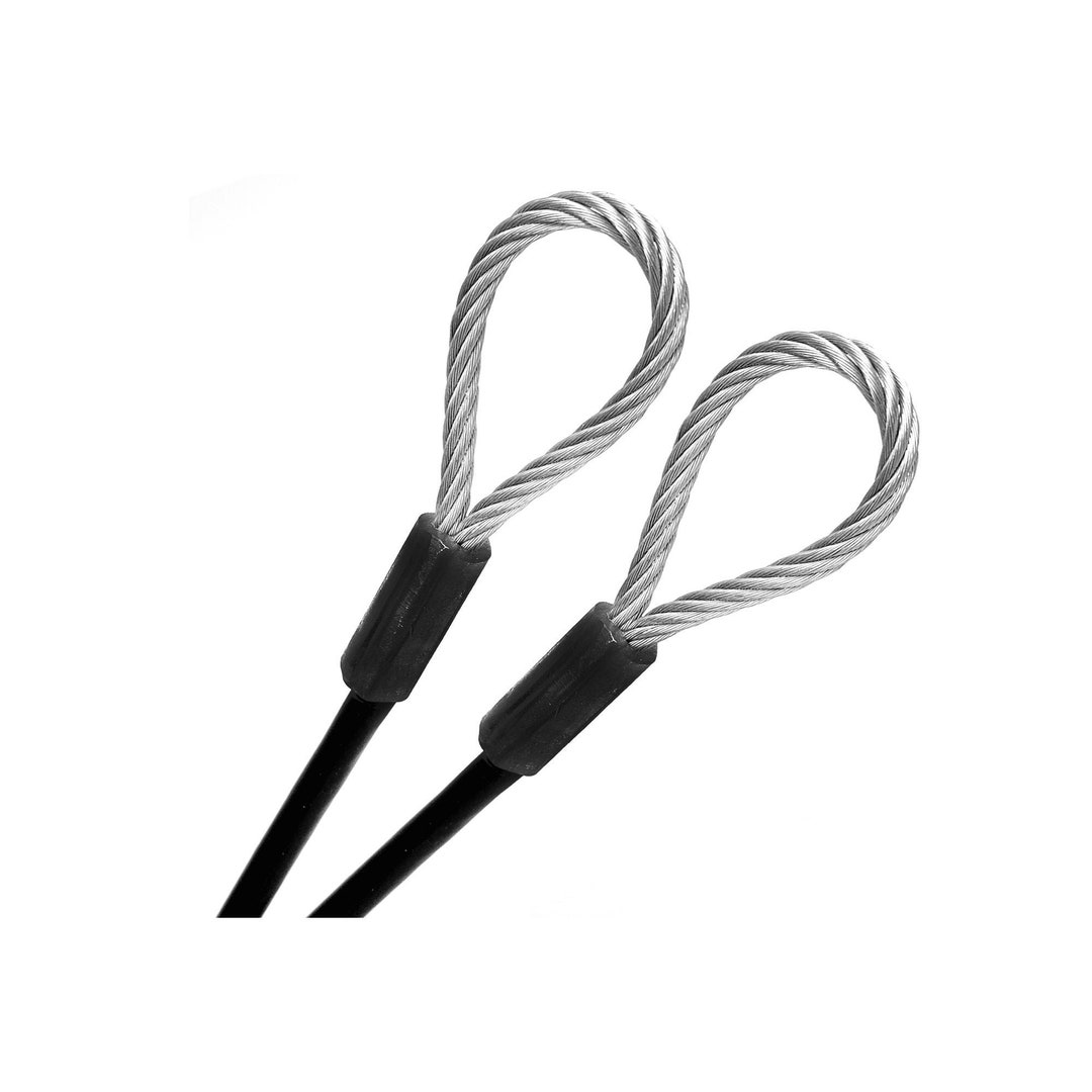 3/16" Vinyl Coated Tether Wire Rope Steel Braided Cable With Oxidized ...