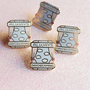 Always Daydreaming Pin - Hard Enamel Pin, Daydreaming Pin - Etsy