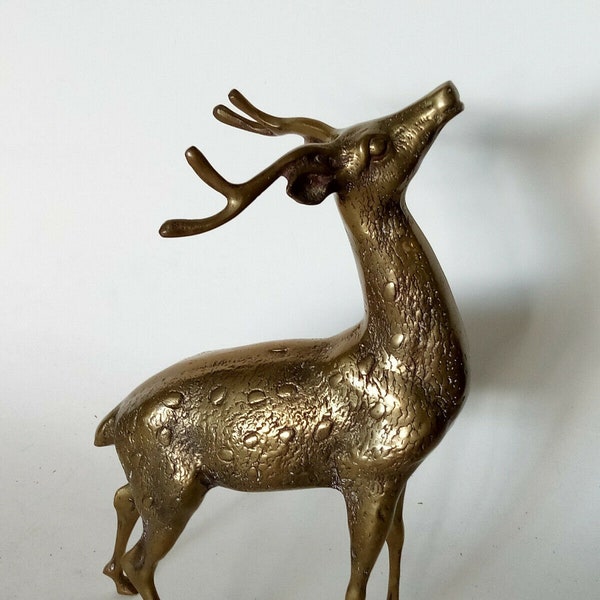 Brass Reindeer - Etsy