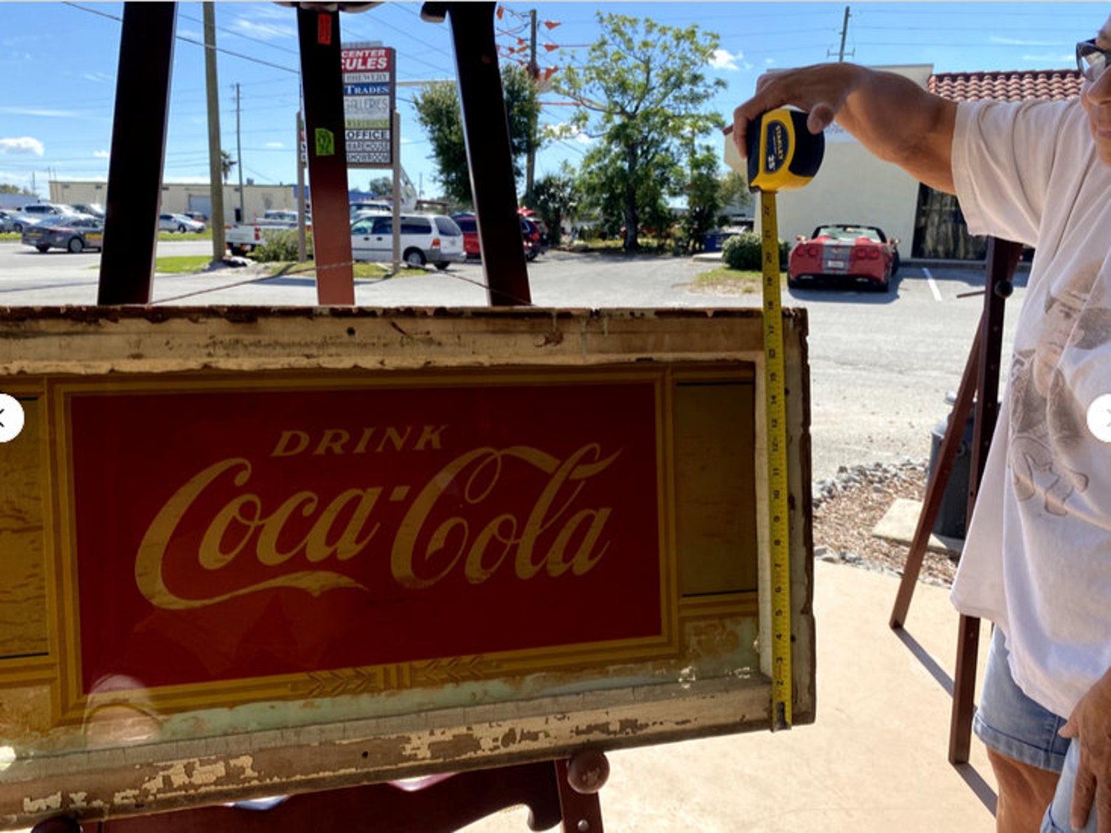 Vintage Coca Cola Window Sign Hand Made One of A Kind - Etsy