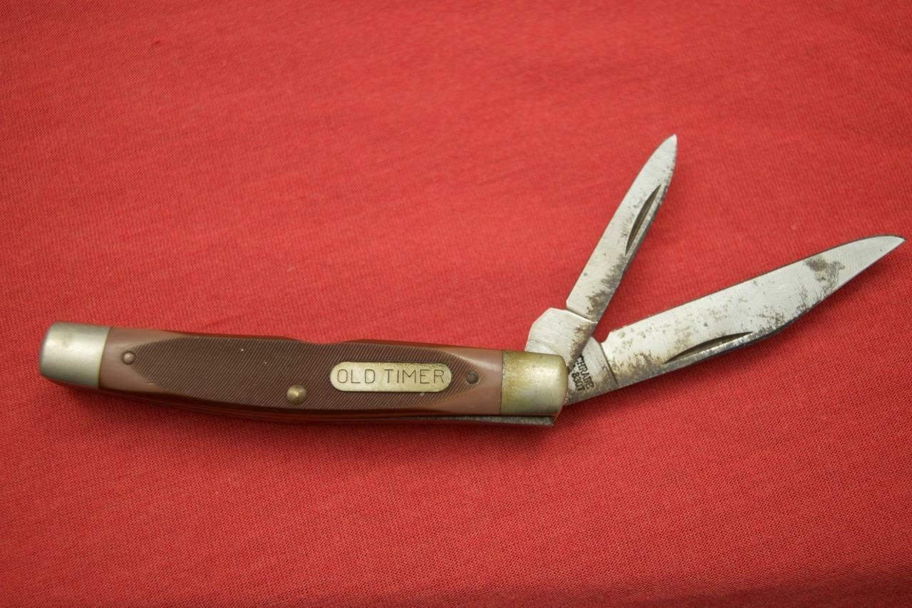 Vintage Schrade Old Timer 830T 2-blade Pocket Jack Knife - Etsy