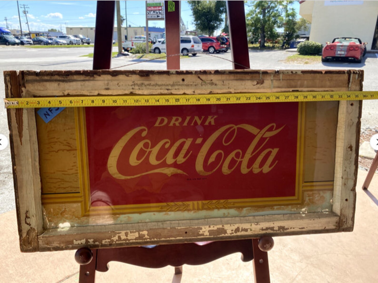 Vintage Coca Cola Window Sign Hand Made One of A Kind! - Etsy