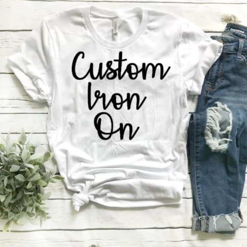 Custom Iron on Logo - Etsy