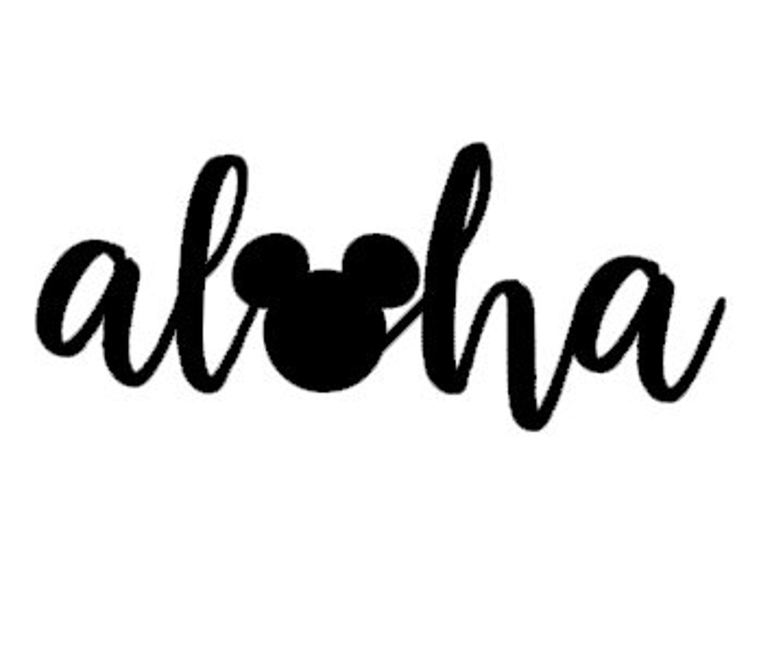 Aloha Mickey Iron On Disney Iron On Hawaii Iron On Family - Etsy