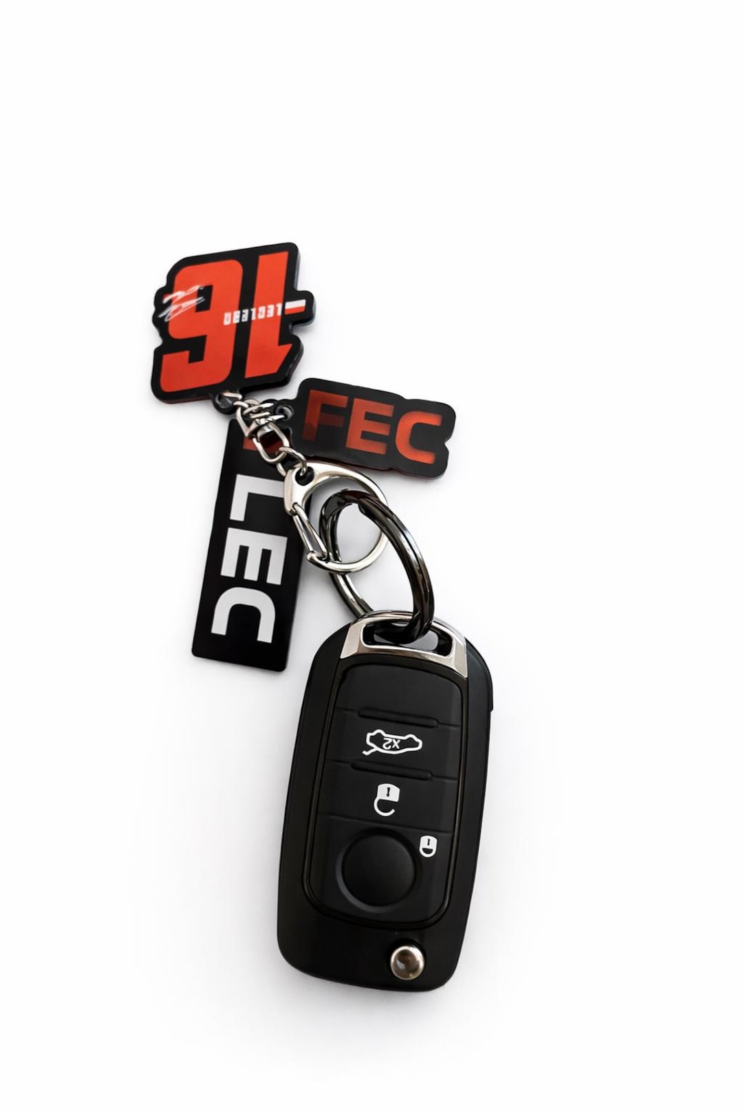 Charles Leclerc 2D Acrylic Keychain | Triple Motorsport Keyring ...