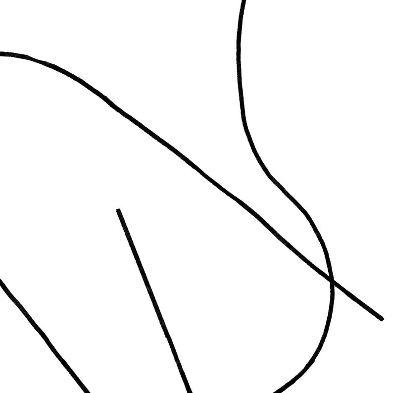 Abstract Female Figure Line Drawing 5 Minimalist Art Print - Etsy