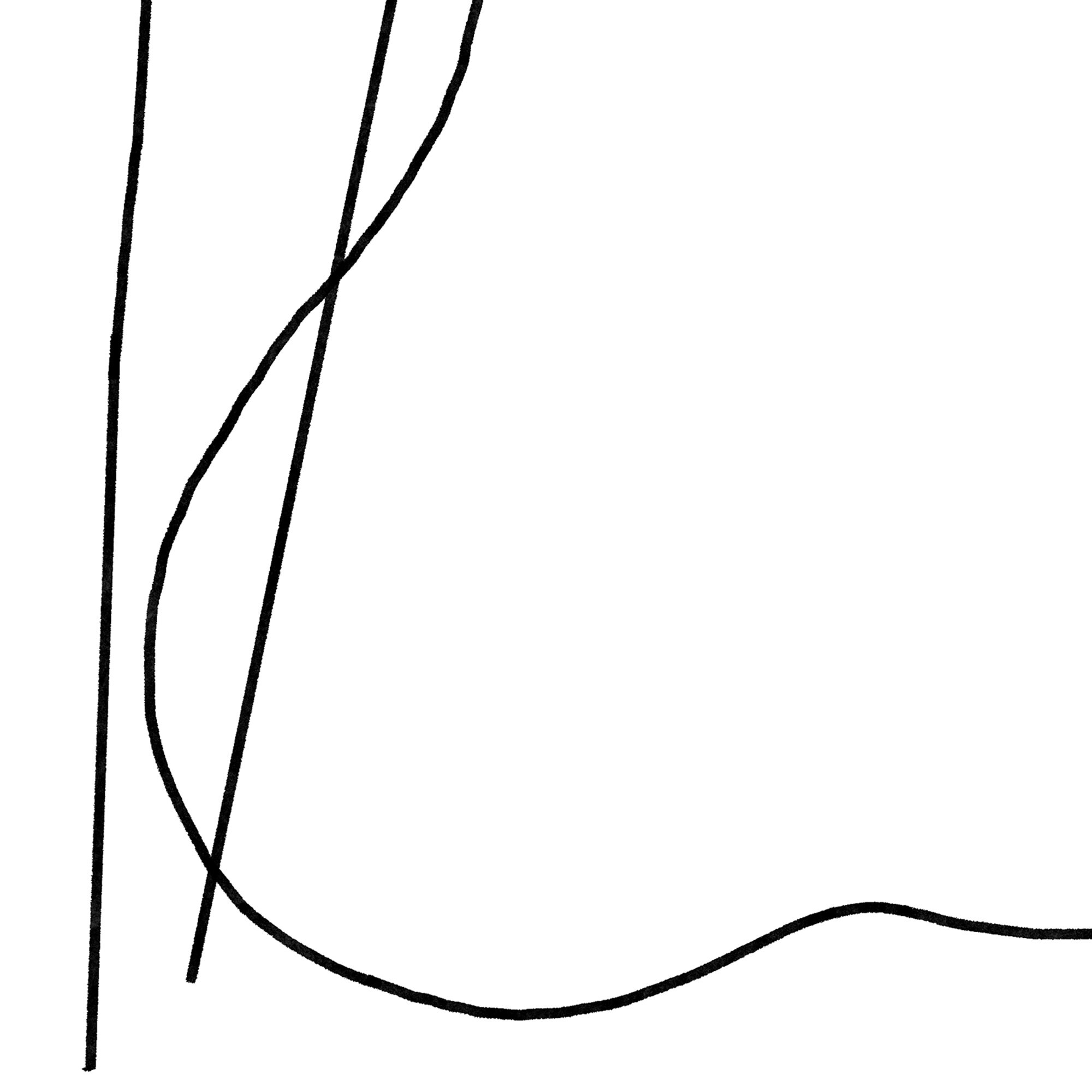 Abstract Female Figure Line Drawing 4 Minimalist Art Print - Etsy