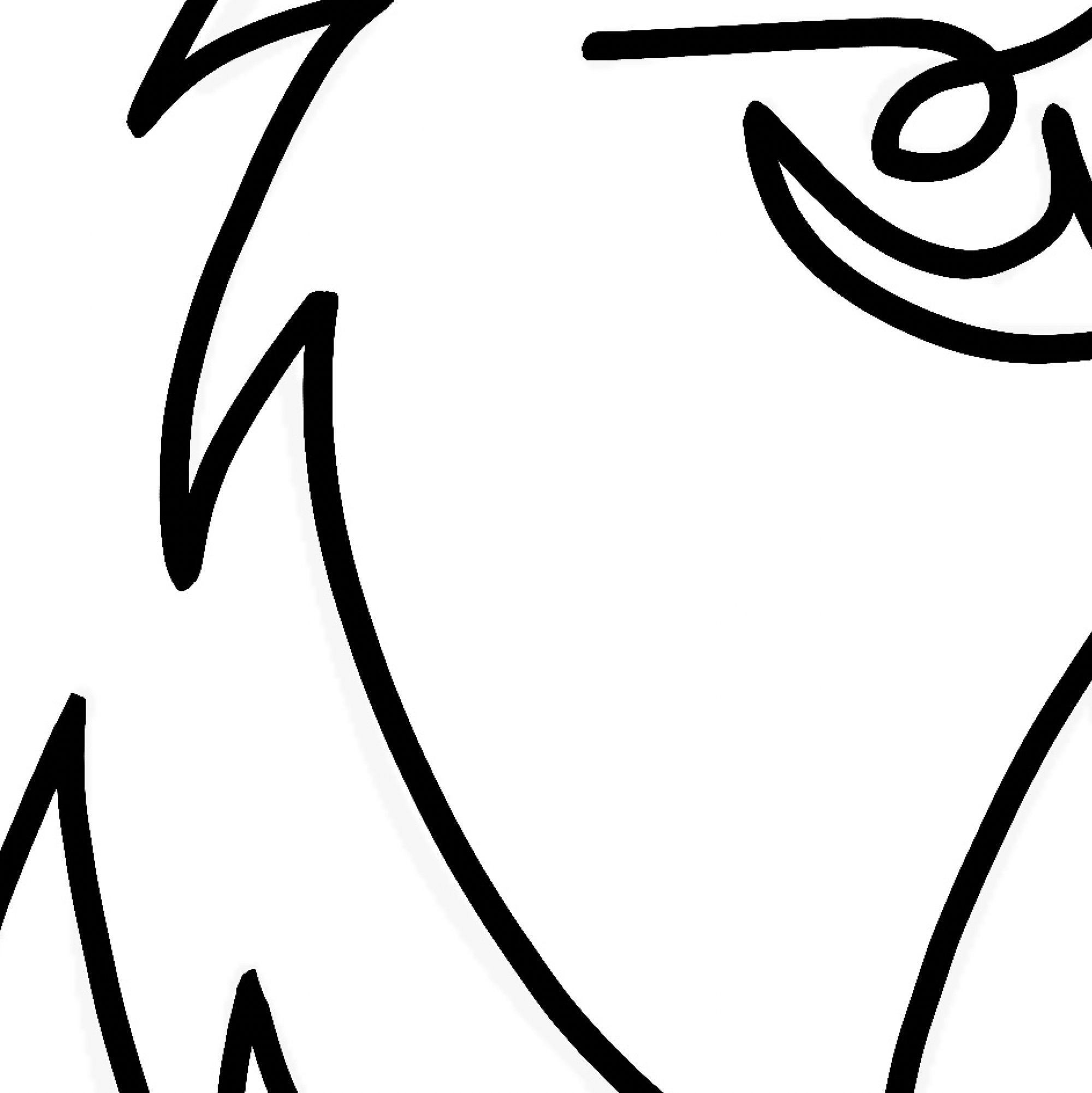 Tiger Line Drawing Minimalist Art Print Printable Art - Etsy