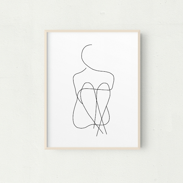 Abstract Female Figure - Etsy