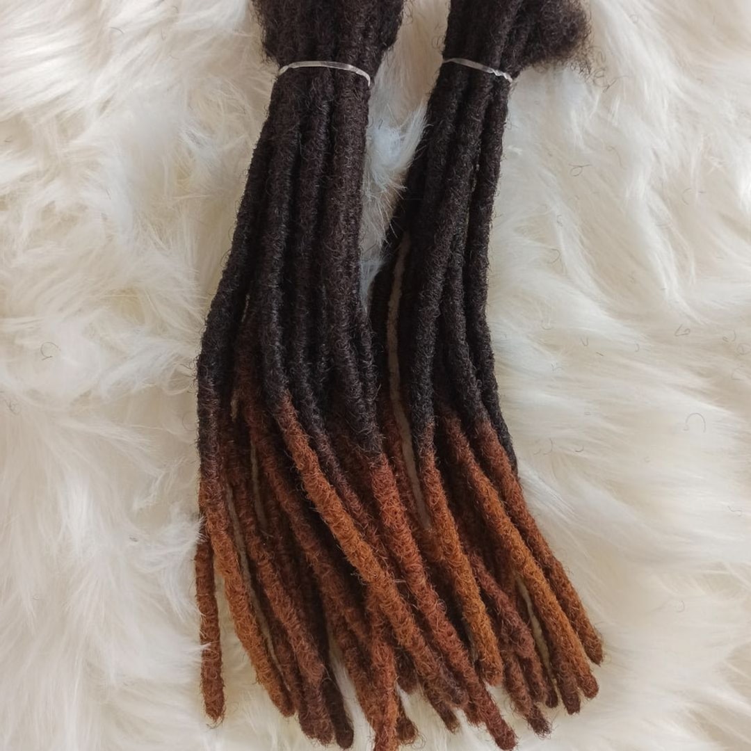 50 Regular Human Hair Dreadlock Extensions in Sizes 0.8 - 1cm - Etsy