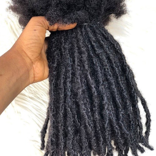 100% Human Hair Loc Extensions - Etsy