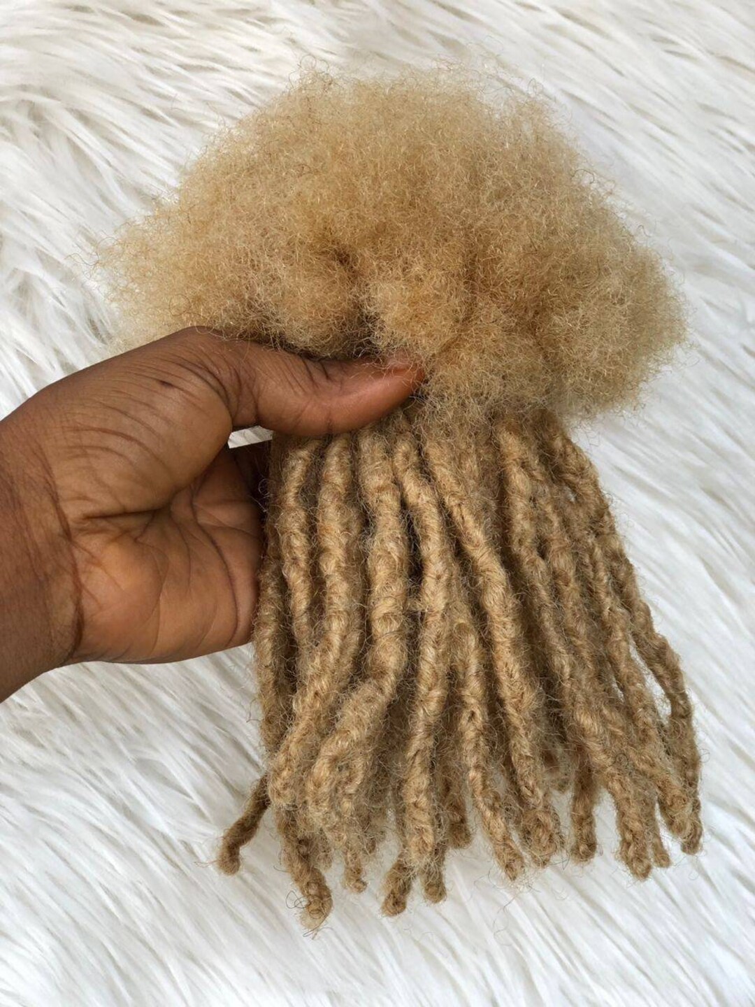 50 Blonde Anwi Textured Locs in Sizes 0.6cm (pencil Size) and 0.7cm - Etsy